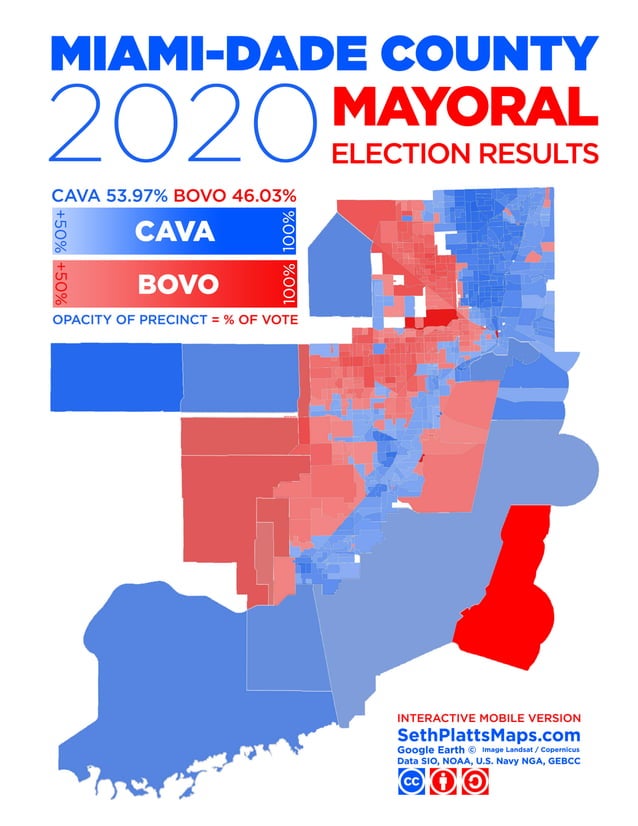 Miami-Dade County November 2020 Mayor Election Map | PDF