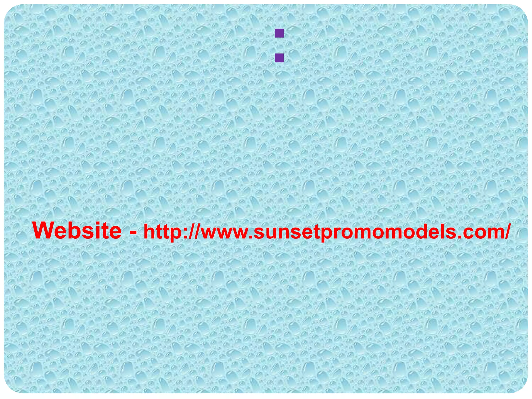 miami promotional models | PPTX