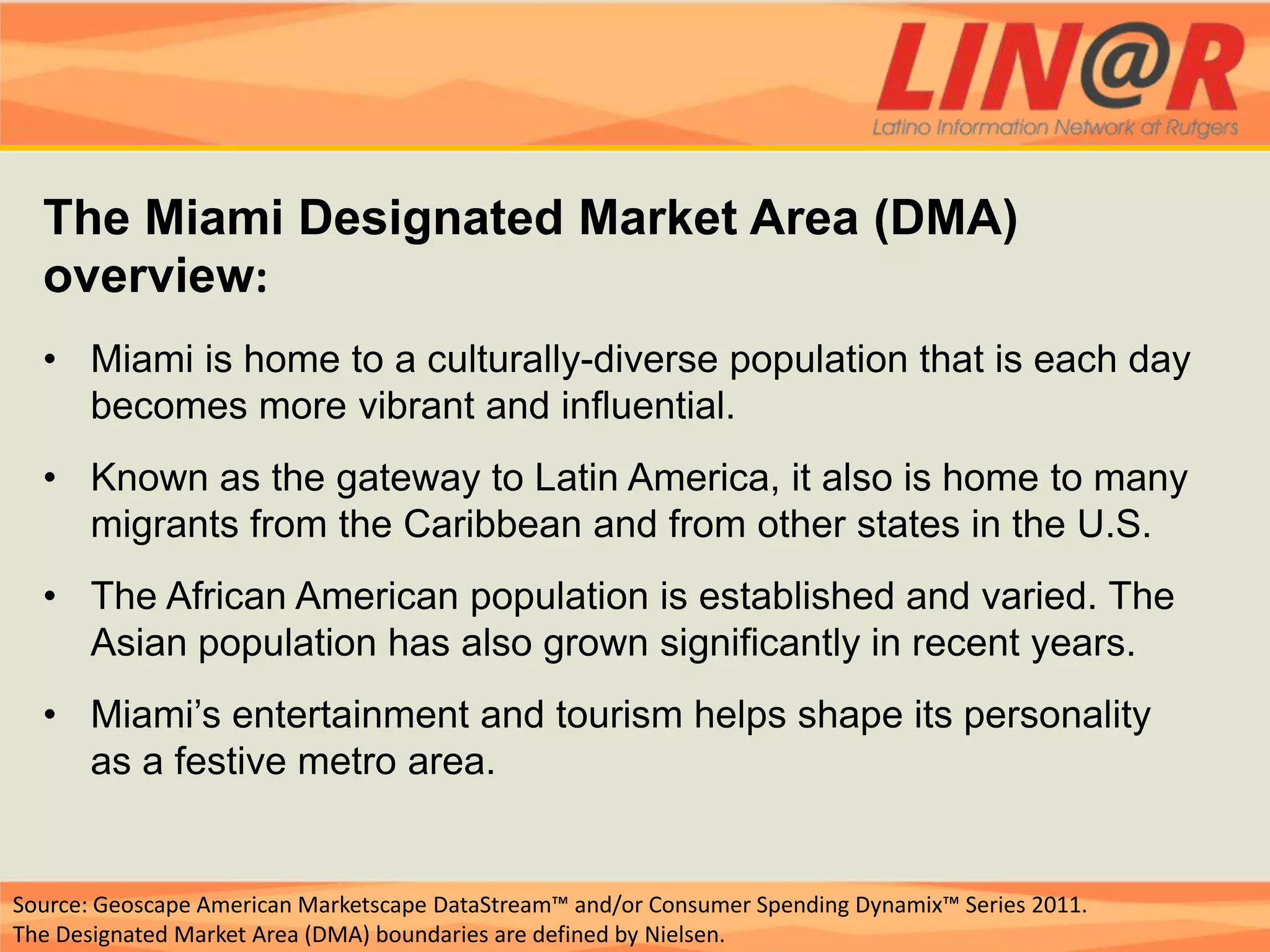 Miami market snapshot | PPTX