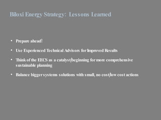 A presentation for USGBC South Florida Local Government. EECBG ...