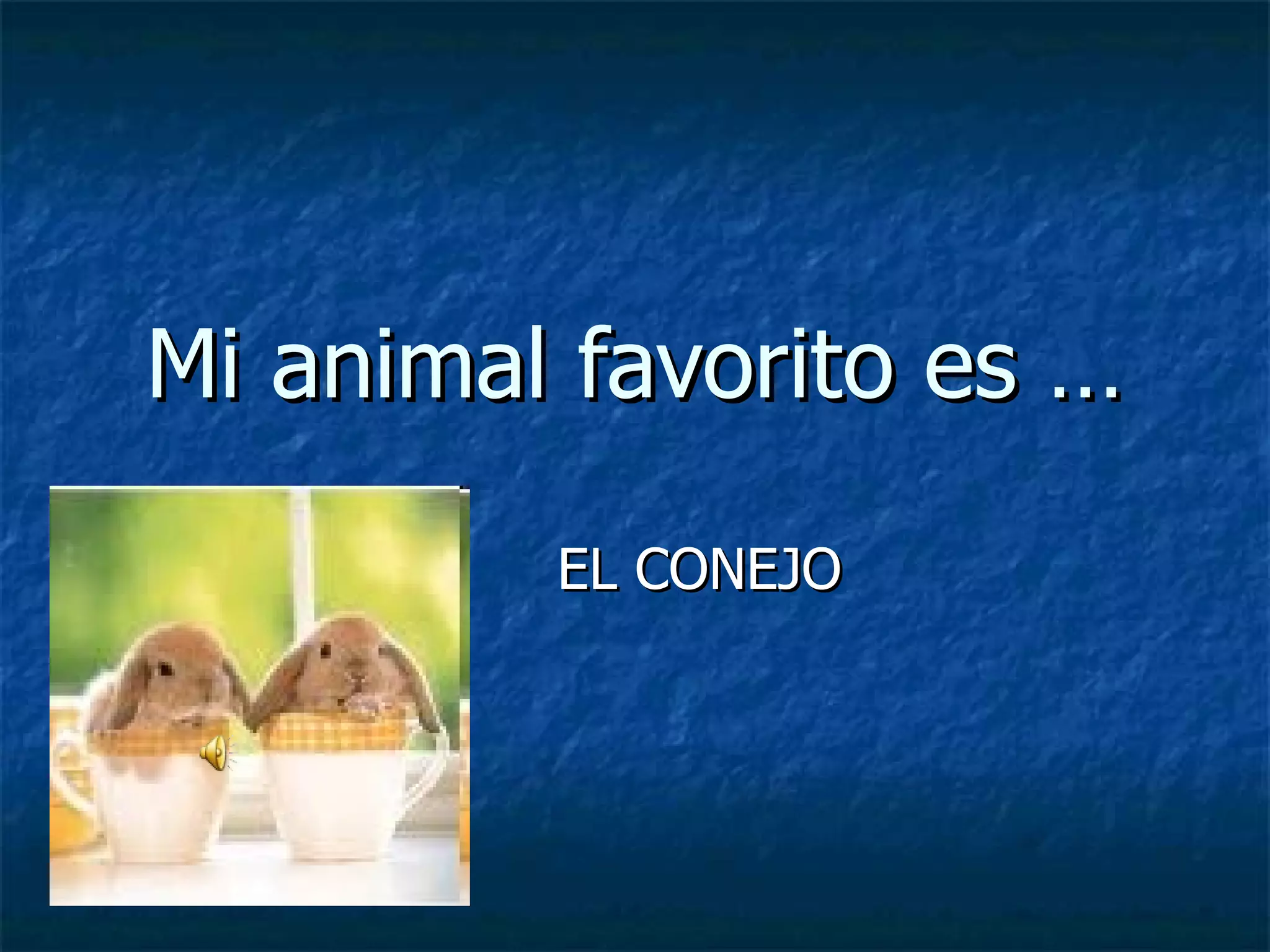 Mi animal favorito | PPS
