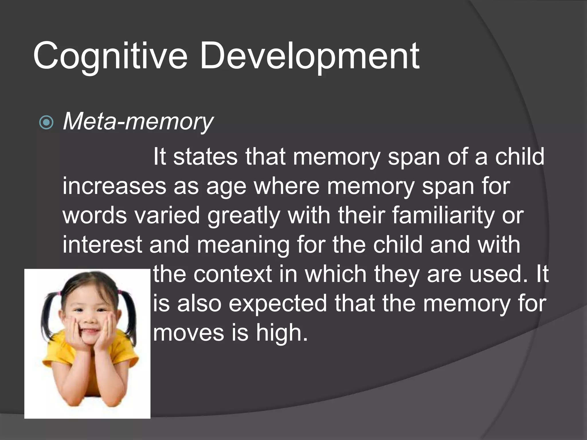 Middle Childhood (cognitive and physical) | PPTX