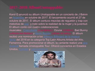 Mi artista favorito biografía de karol g | PPTX
