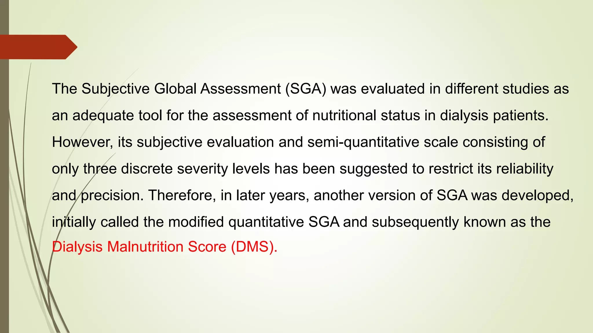 Malnutrition , inflammation ,and atherosclerosis (MIA syndrome in ...