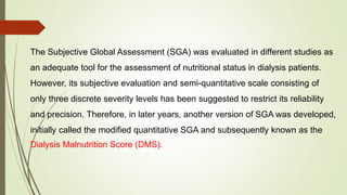 Malnutrition , inflammation ,and atherosclerosis (MIA syndrome in ...