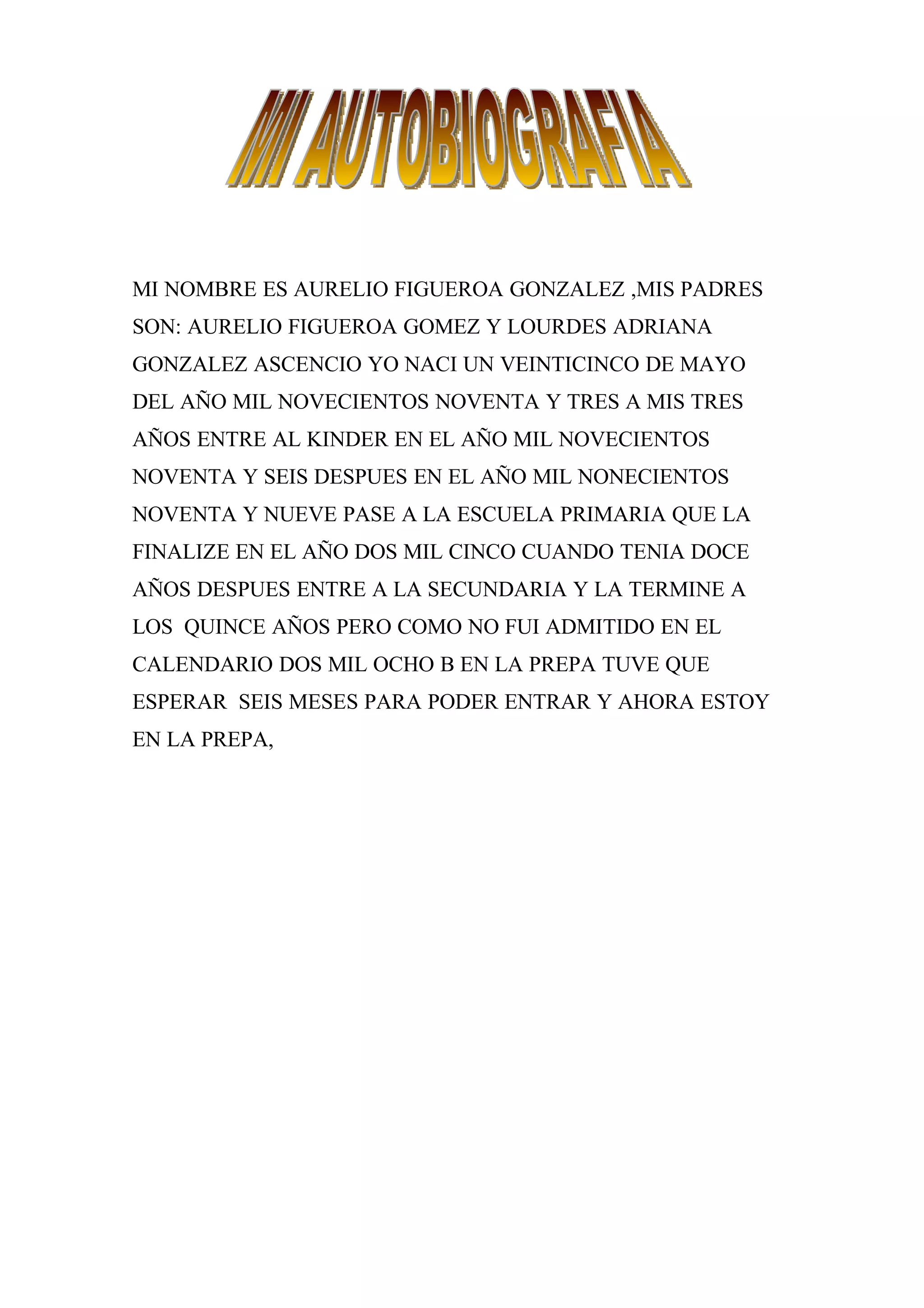 Mi Autobiografia | PDF