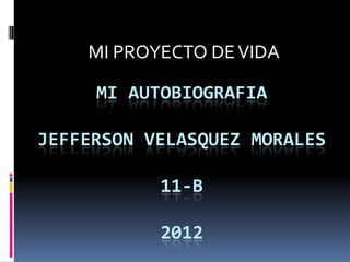 Mi autobiografia | PPTX