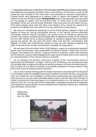 Maoist Information Bulletin | PDF