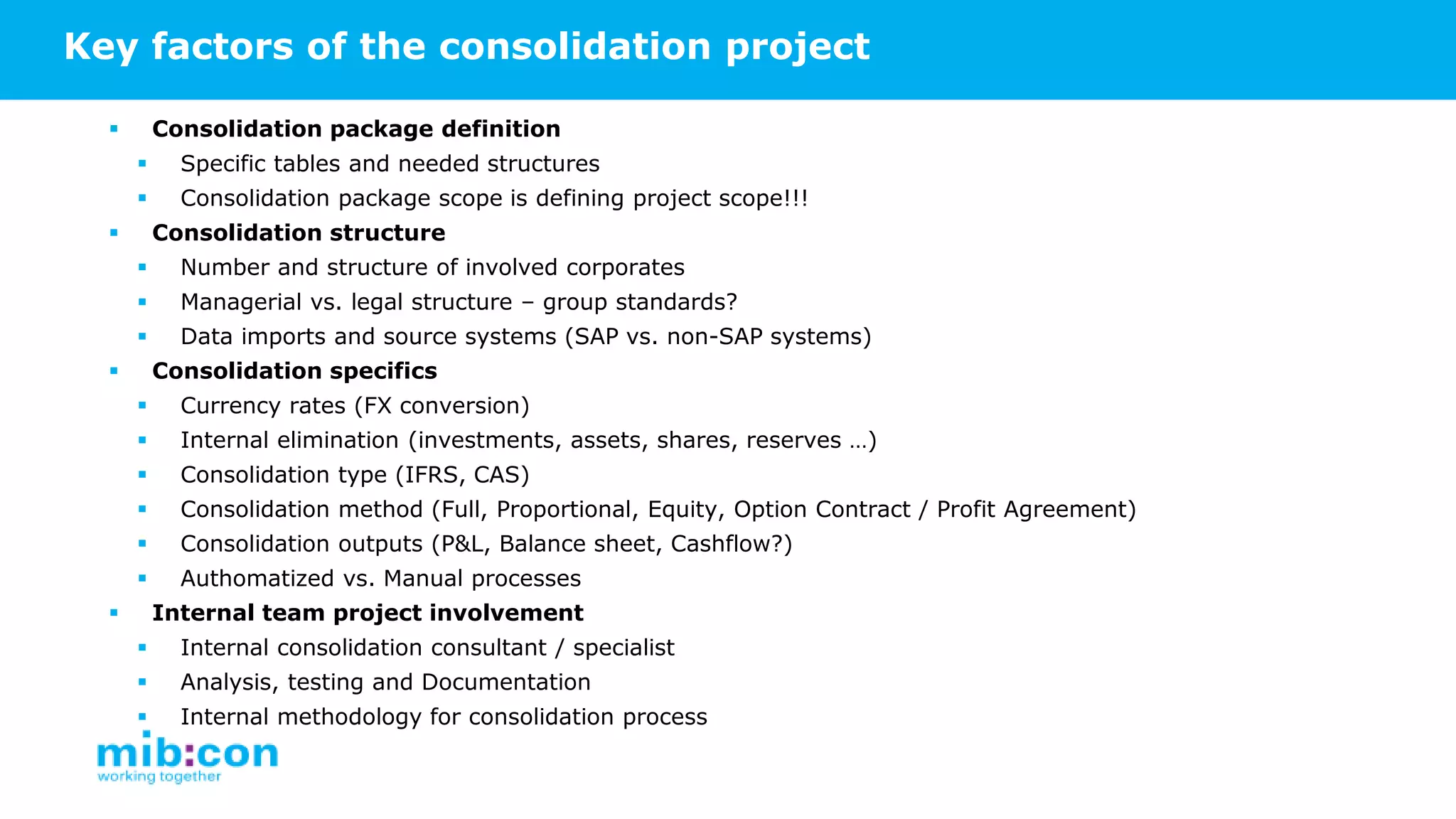 Solutions for group consolidation | PPTX