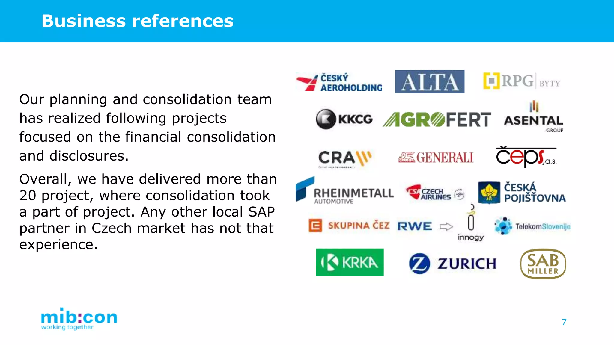 Solutions for group consolidation | PPTX