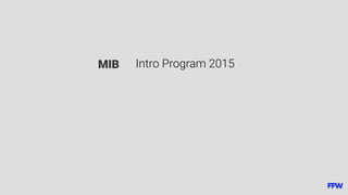 MIB Introduction Program | PPT