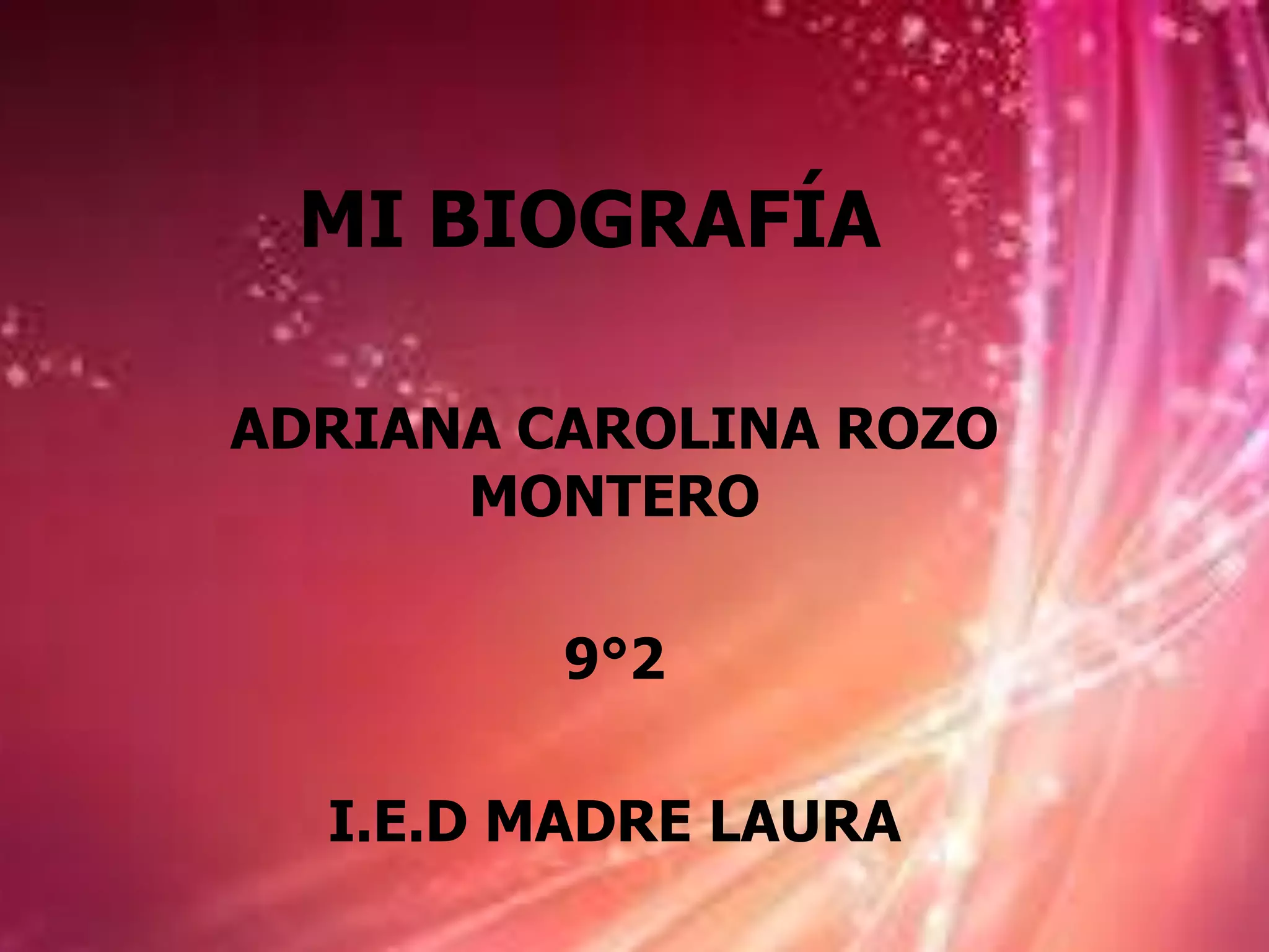 Mi biografia 2 | PPTX