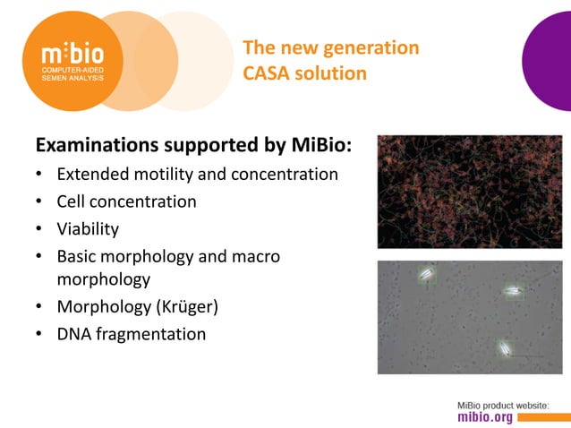 MiBio - The new generation CASA system | PPTX