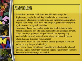 Mib & pendidikan informal | PPTX