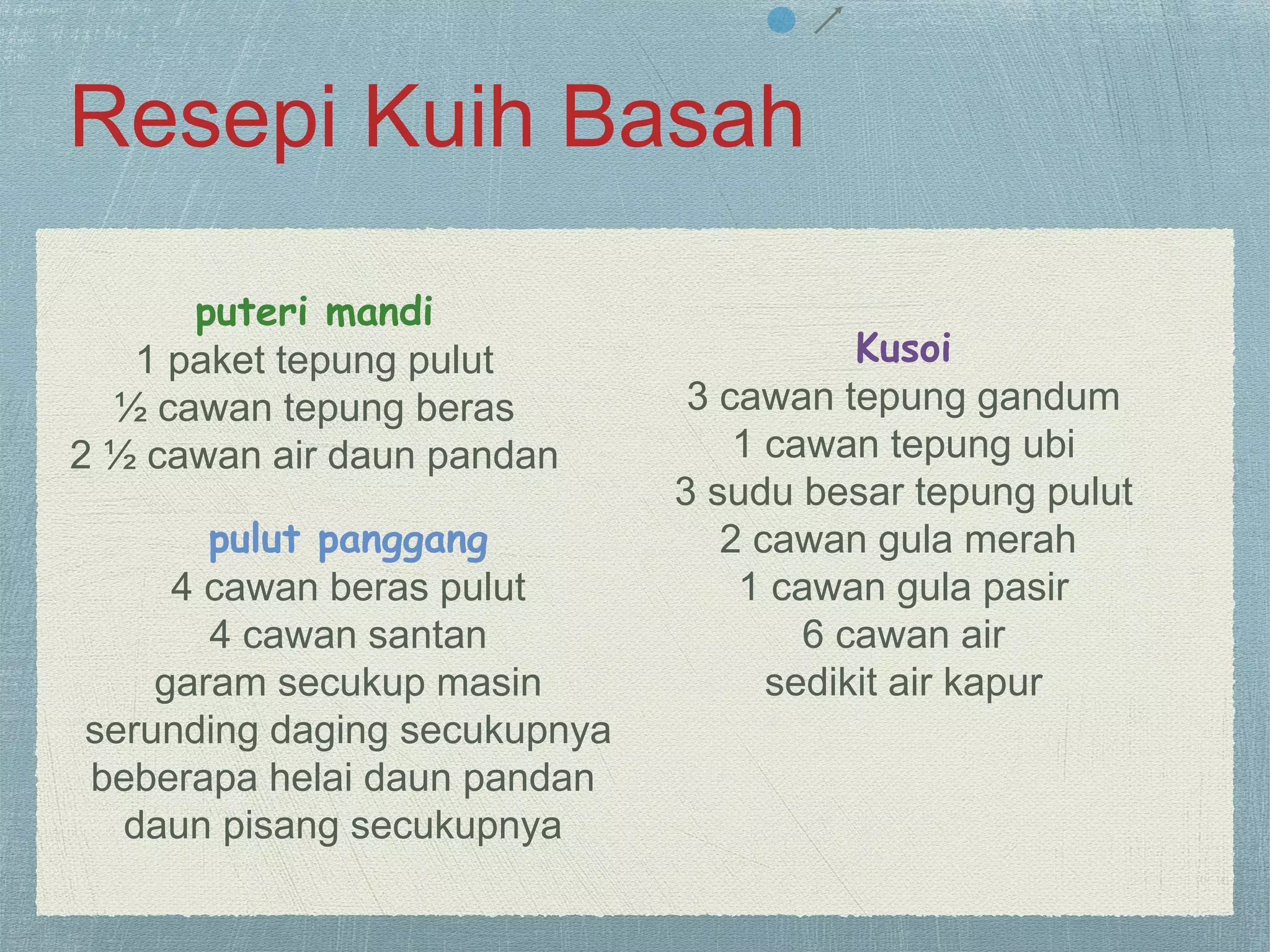 Mib powerpoint kuih muih brunei | PPTX