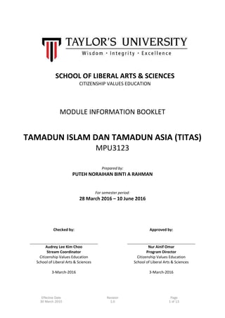 Module Information | PDF