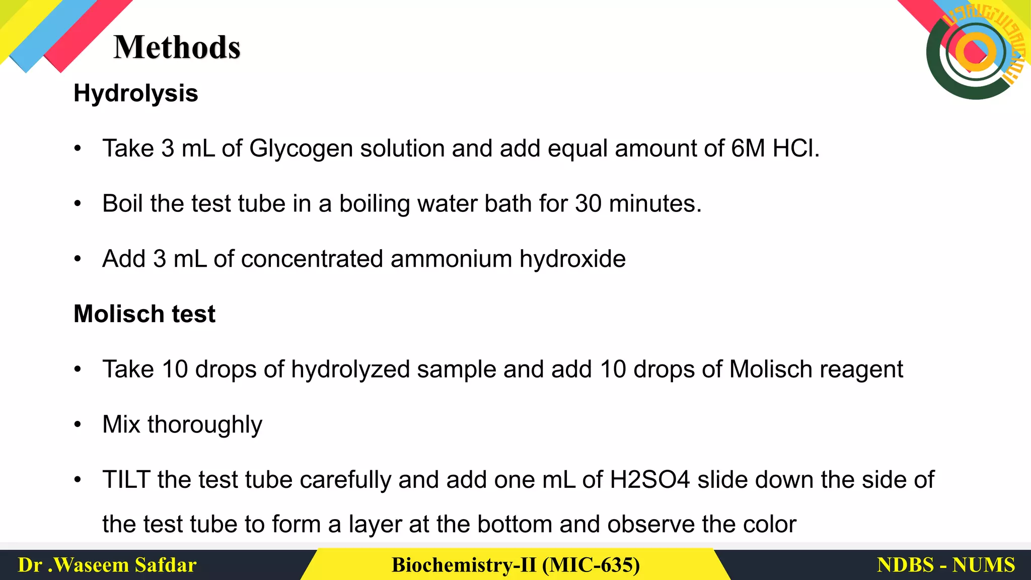 extraction of glycogen | PDF