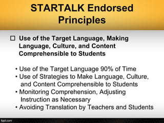 Teaching in the Target Language - Brandon Zaslow | PDF