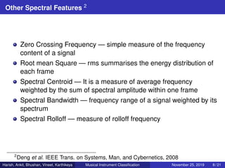 Musical Instrument Classification | PDF