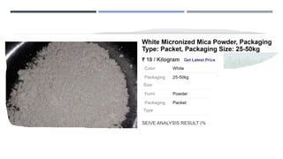 Mica Industry - Information | PPT