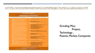 Mica Industry - Information | PPT