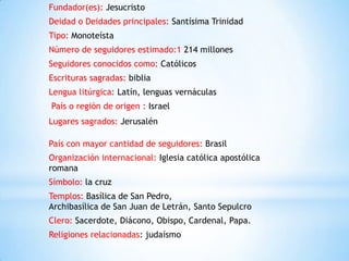 6 tipos de religiones | PPTX
