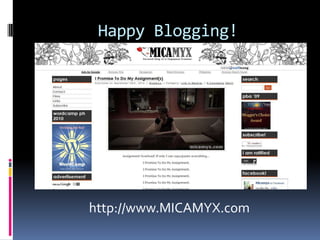 Micaela rodriguez anatomy of a wordpress blog | PPT