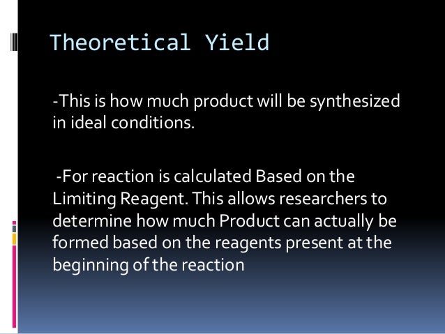 Percent Actual And Theoretical Yield Pdf Percent Actual And Theoretical Yield Pdf
