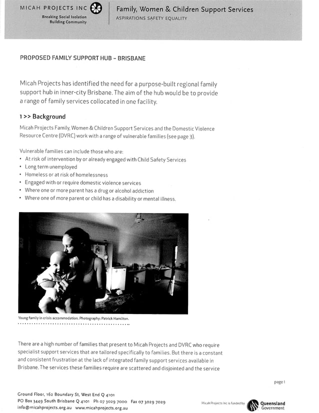 Micah Projects Family Support Services | PDF