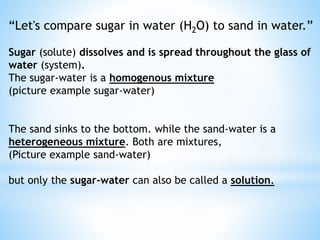 solution and solubility | PPTX