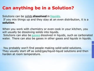 Solution Chemistry Definition, Types, Examples, 54% OFF