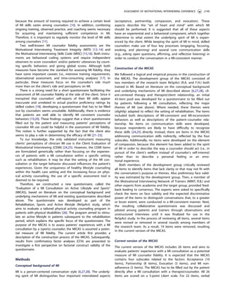 MICAS | a questionnaire to assess rehabilitation patients experiences ...