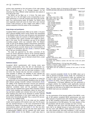 MICAS | a questionnaire to assess rehabilitation patients experiences ...