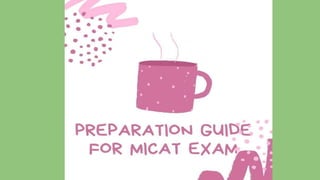 MICAT 2020 exam preparation | PPT