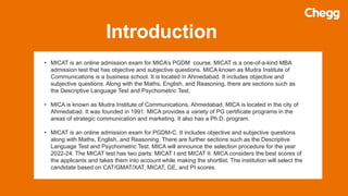 Micat exam | PPTX