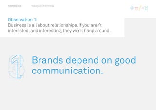 Calculated : Evaluating Brand Strategy | PPT