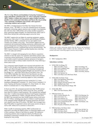 MICC Fact Sheet | PDF