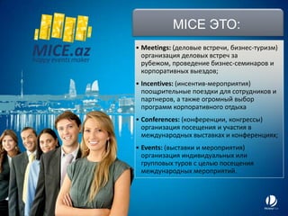 MICE.az презентация | PPT