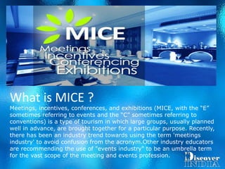 Meetings, Incentives, Conferencing, Exhibitions - Discover India | PPTX