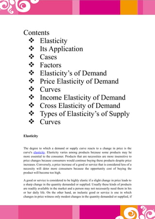 Elasticity of demand and supply | DOC