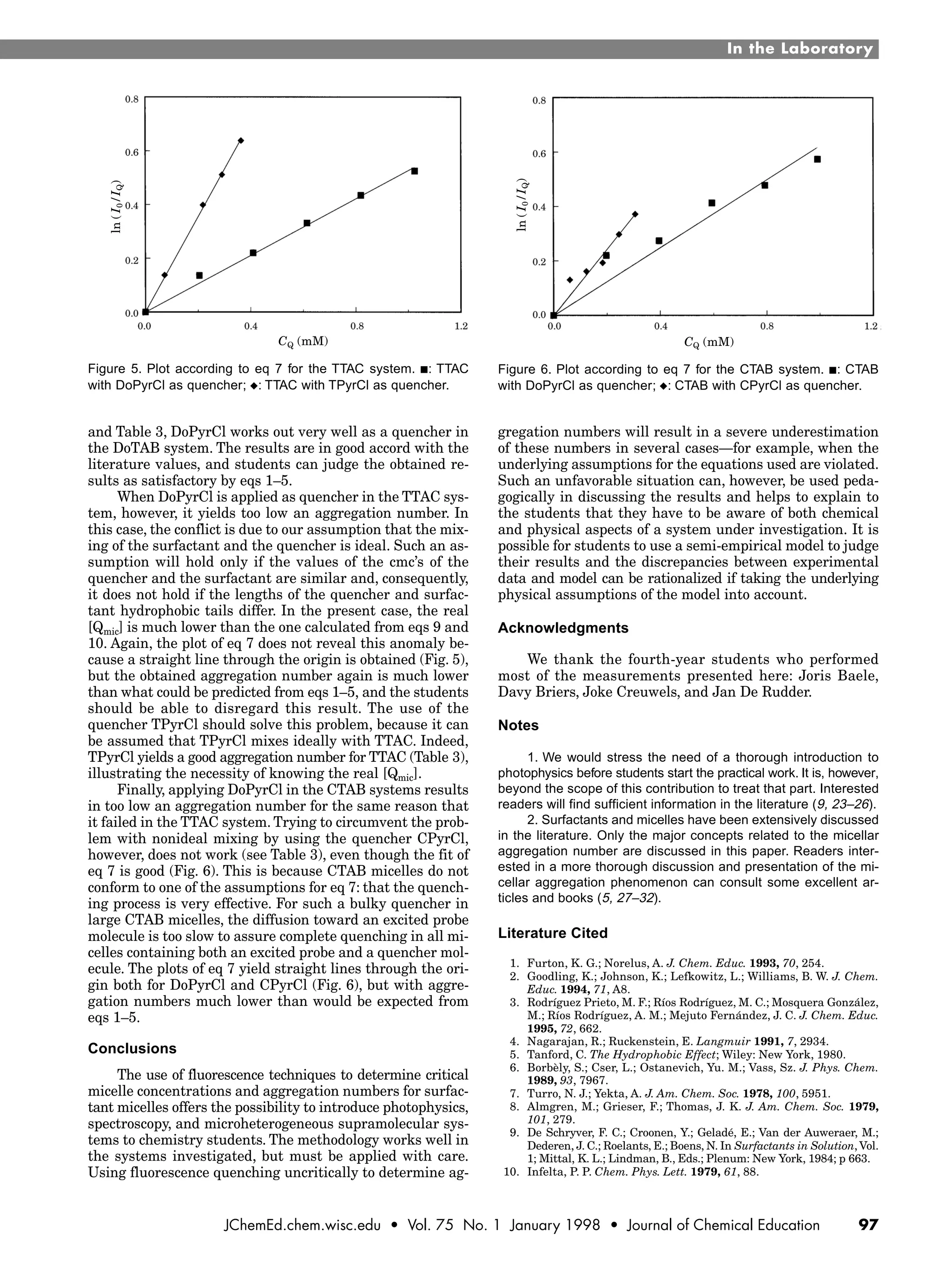 Micellar aggregation number | PDF