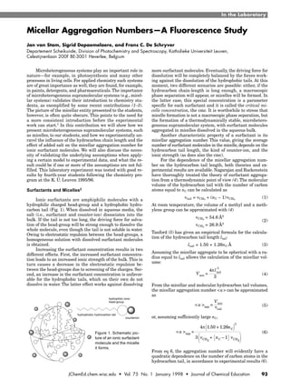 Micellar aggregation number | PDF