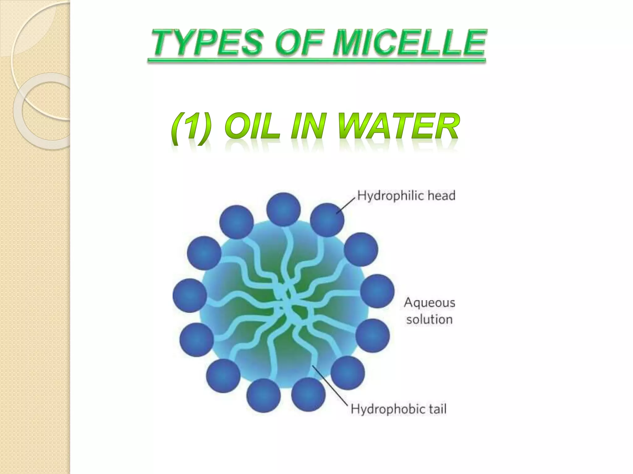 micelle and surfactant | PPTX