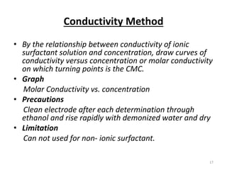 Micelle and critical micelle concentration | PPTX