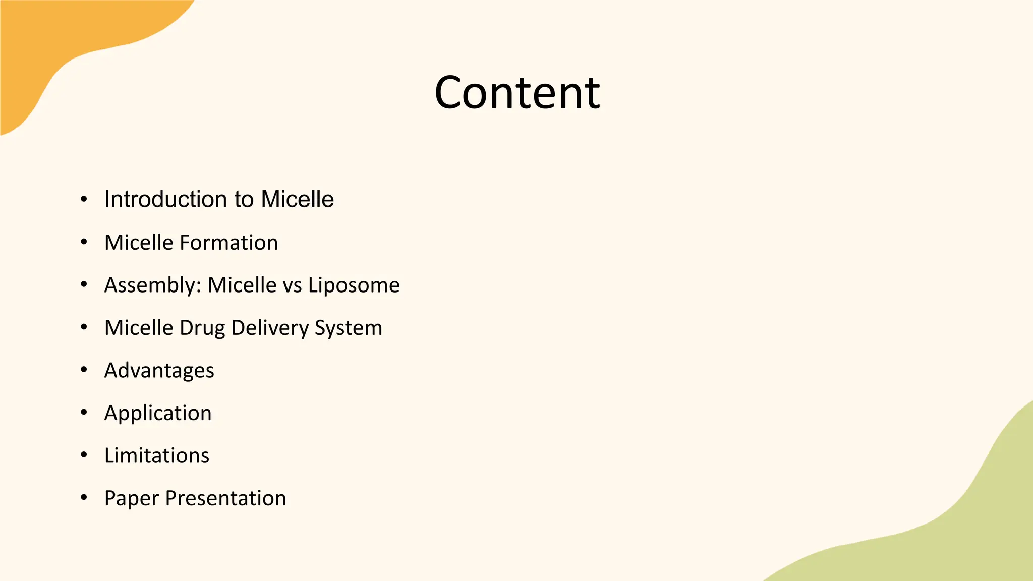 Micelle Drug Delivery System (Nanotechnology).pptx