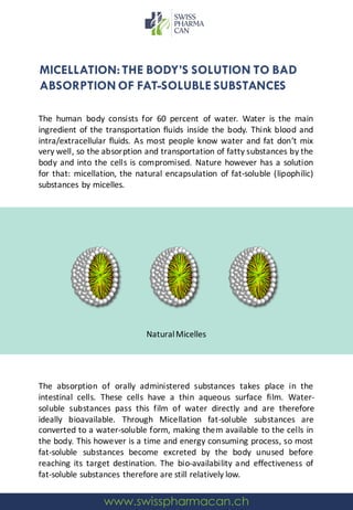 Micelle technology leaflet Swiss Pharma | PDF