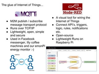 Connecting all the things with MQTT & Node-RED | PDF