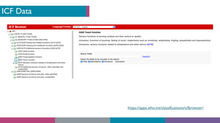 Patient driven data and the mICF - mobile ICF "Functionomics" | PDF ...