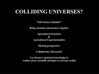 Parallel Universes or Universes in Collision? | PPT