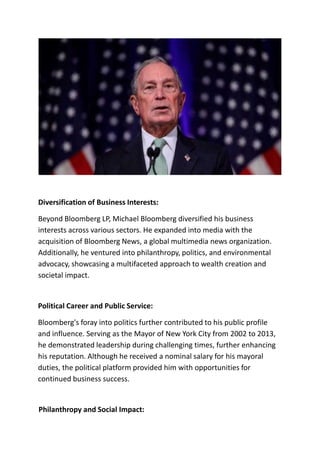 Michael-Bloomberg-Net-Worth-How-He-Made.ppt